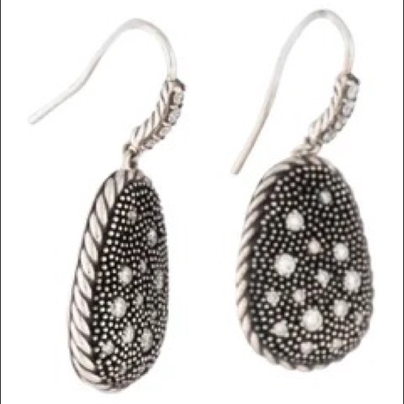 David Yurman | Jewelry | David Yurman Midnight Melange Diamond Drop Earring Euc 0 Authentic ...